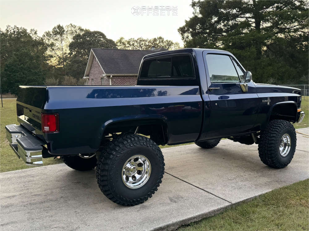 1985 Chevrolet K10 with 15x10 -48 Pacer Lt and 35/12.5R15 Mickey ...