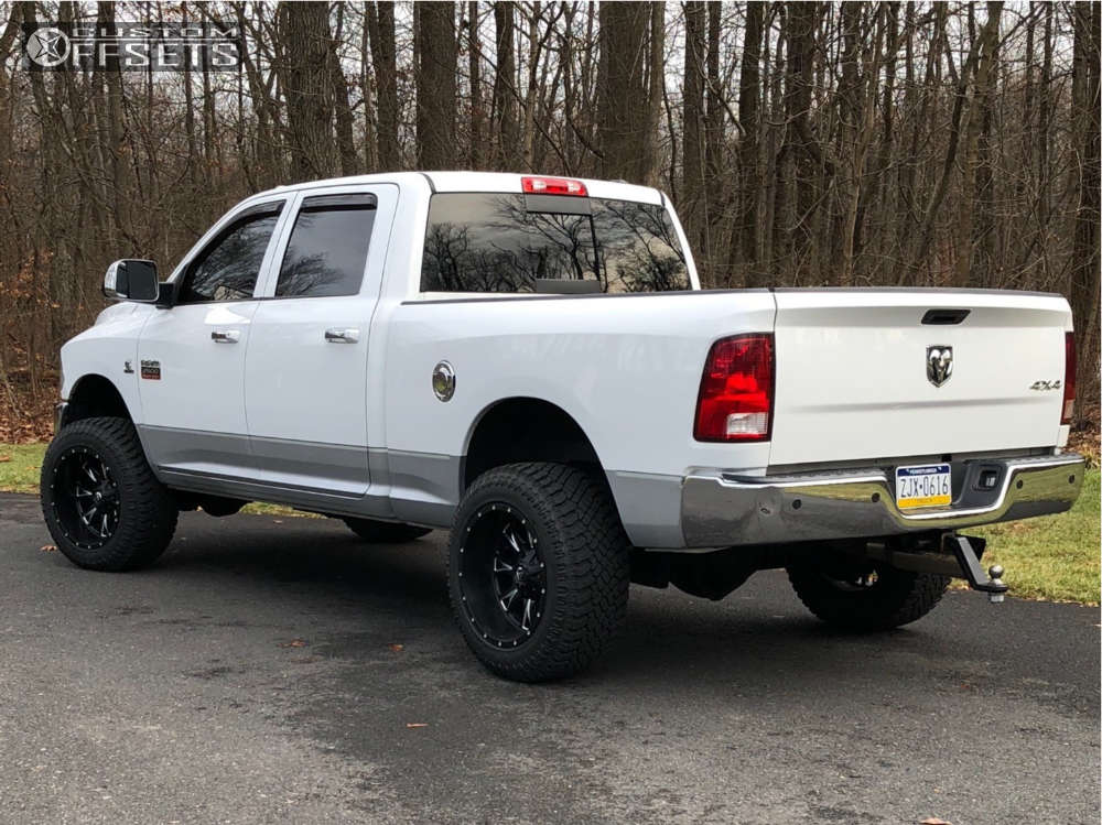 2011 Ram 2500 with 20x12 -44 Fuel Throttle and 305/55R20 Atturo Trail ...