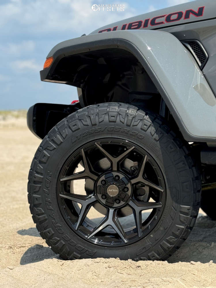 2021 Jeep Wrangler with 20x10 -18 4Play 4p06 and 295/65R20 Nitto Ridge ...