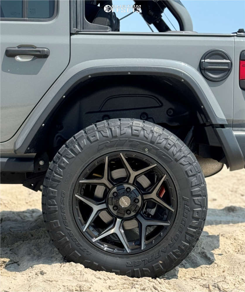 2021 Jeep Wrangler with 20x10 -18 4Play 4p06 and 295/65R20 Nitto Ridge ...