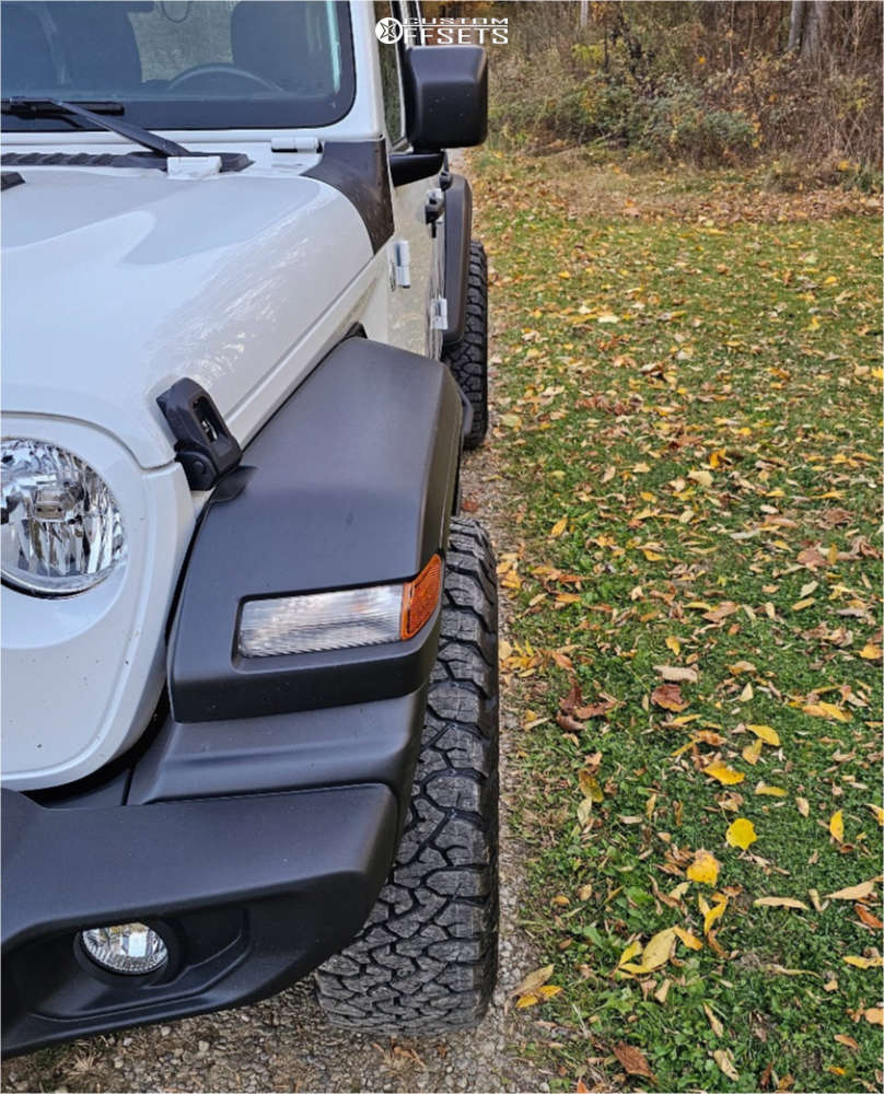 2021 Jeep Wrangler with 17x9 -12 Fuel Assault D576 and 285/70R17 BFGoodrich All Terrain T/a Ko3 ...