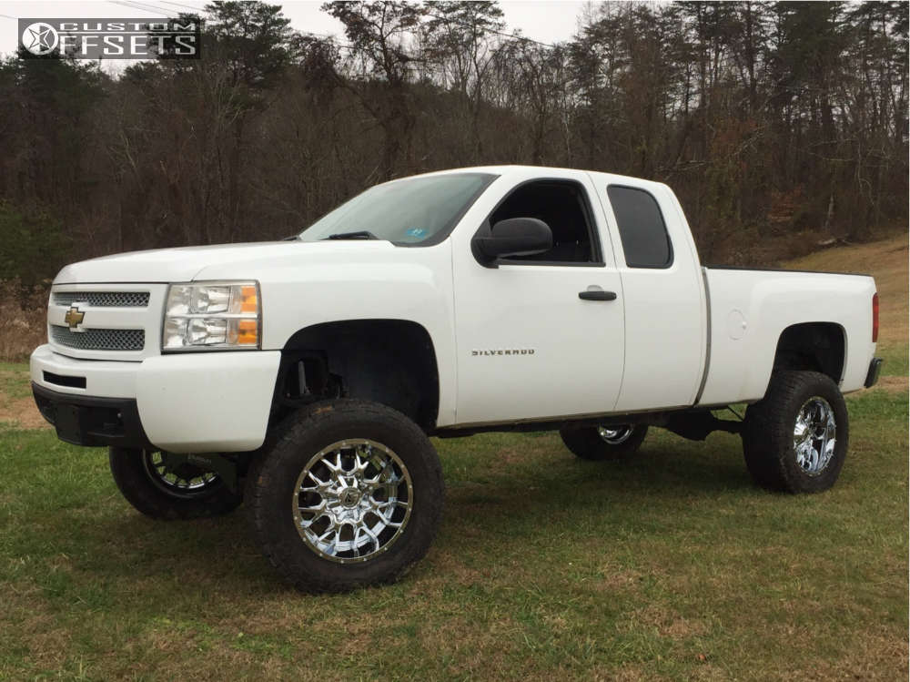 2010 Chevrolet Silverado 1500 with 20x10 -19 Dropstars 645v and 325 ...
