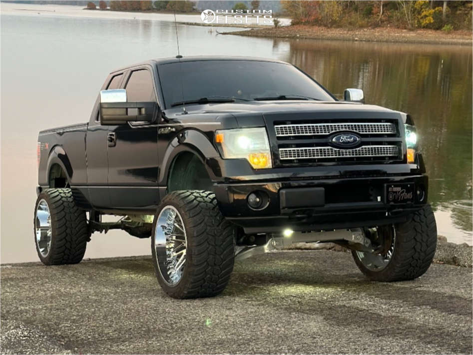 2013 Ford F-150 with 24x14 -81 ARKON OFF-ROAD Apollo and 35/15.5R24 AMP ...