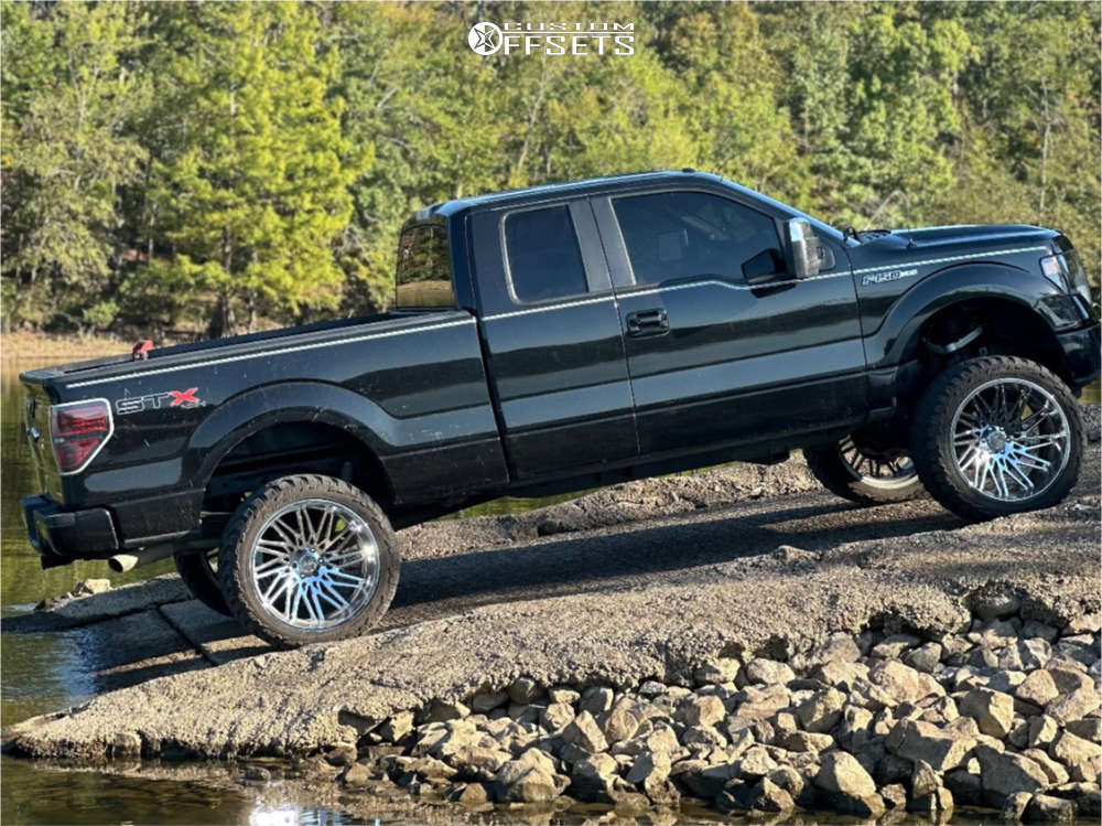 2013 Ford F-150 with 24x14 -81 ARKON OFF-ROAD Apollo and 35/15.5R24 AMP ...