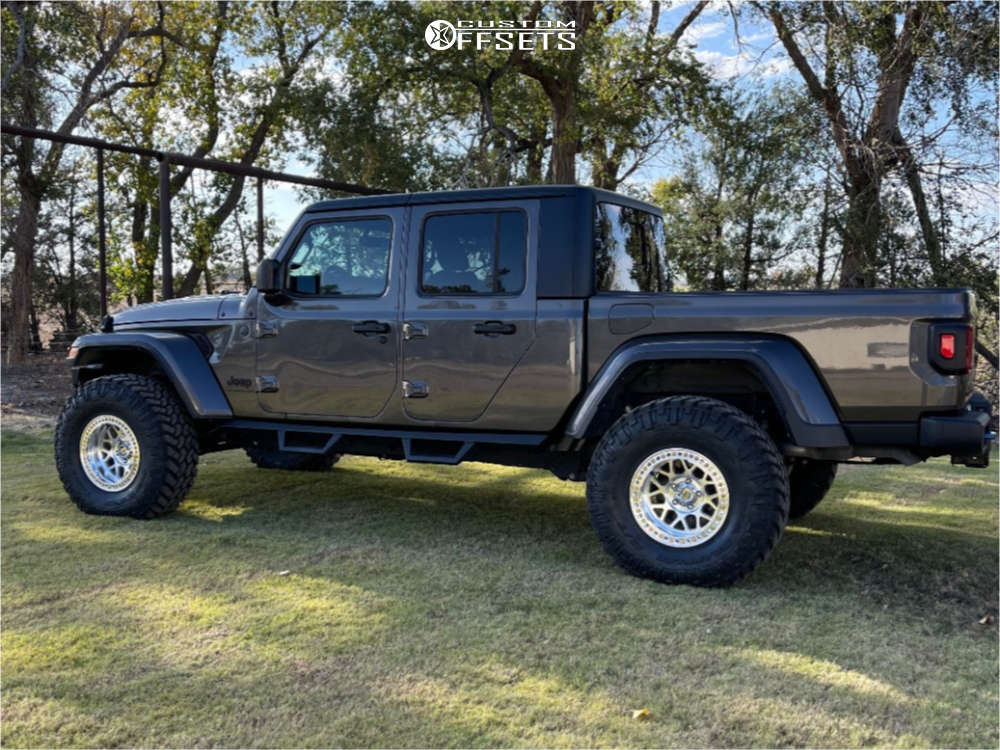 2022 Jeep Gladiator with 17x9 -38 KMC Km235 and 37/12.5R17 Nitto Trail ...