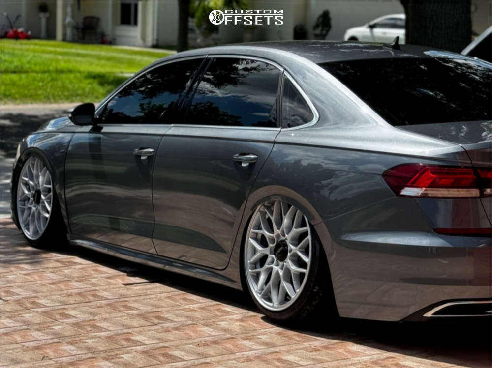 2020 Volkswagen Passat with 20x9 25 Rotiform R189 and 225/35R20 Ironman ...