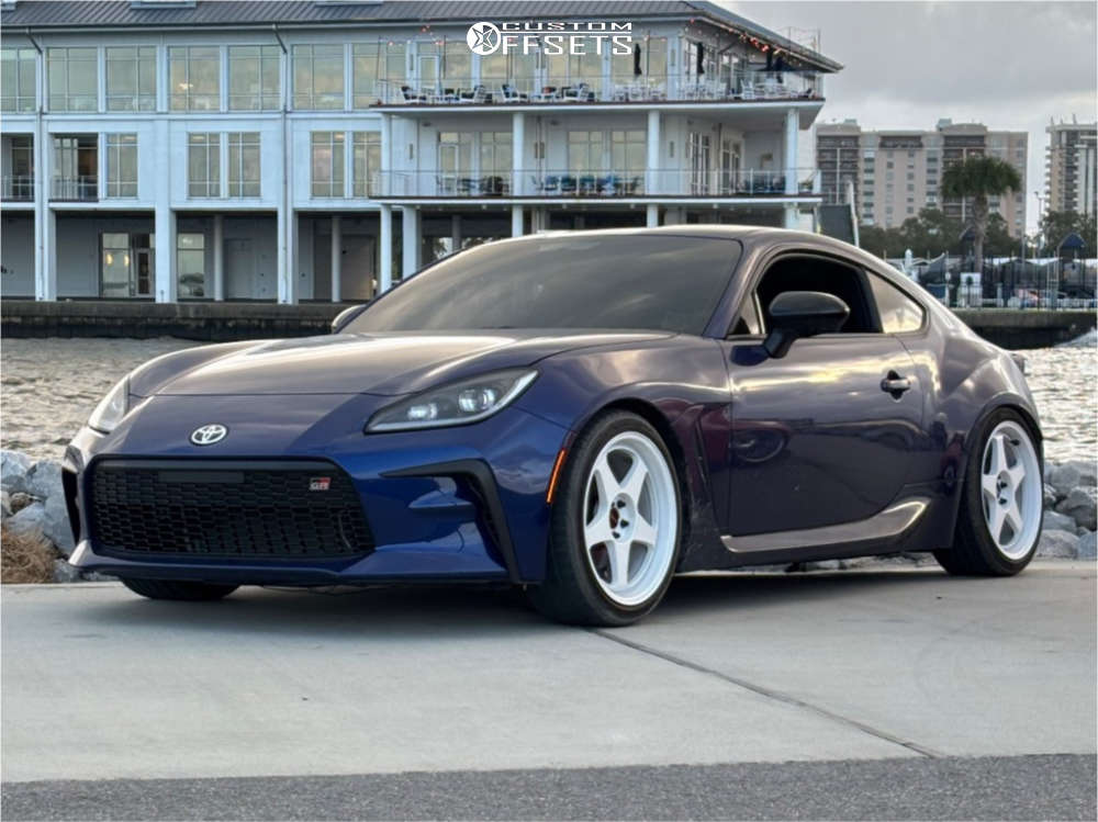 2024 Toyota GR86 with 18x8.5 35 AVID1 AV42 and 225/40R18 Lexani Lxuhp-207 and Lowering Springs ...