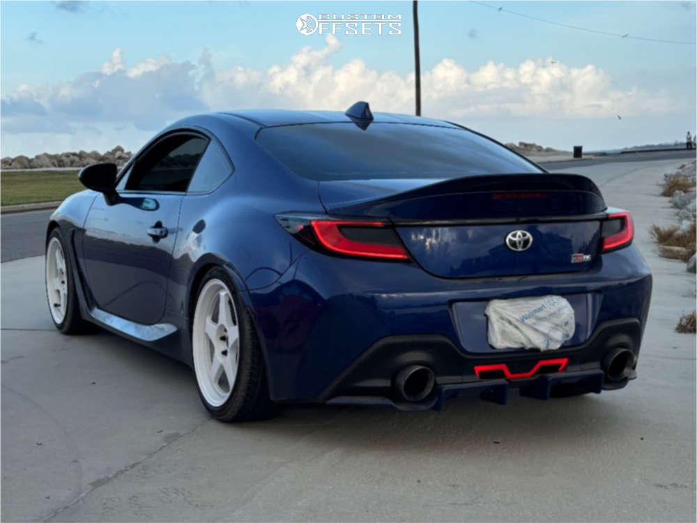 2024 Toyota GR86 with 18x8.5 35 AVID1 AV42 and 225/40R18 Lexani Lxuhp-207 and Lowering Springs ...