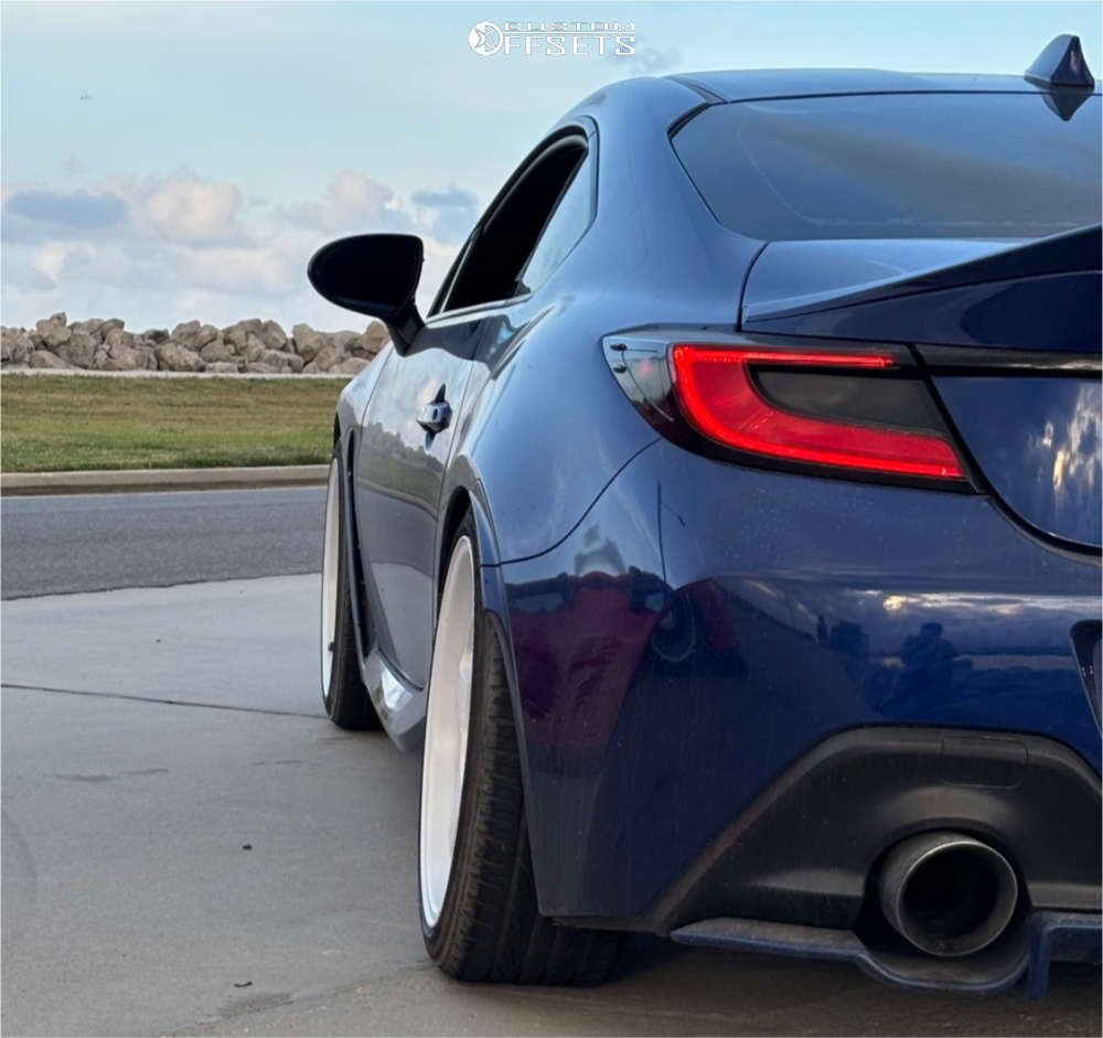 2024 Toyota GR86 with 18x8.5 35 AVID1 AV42 and 225/40R18 Lexani Lxuhp-207 and Lowering Springs ...