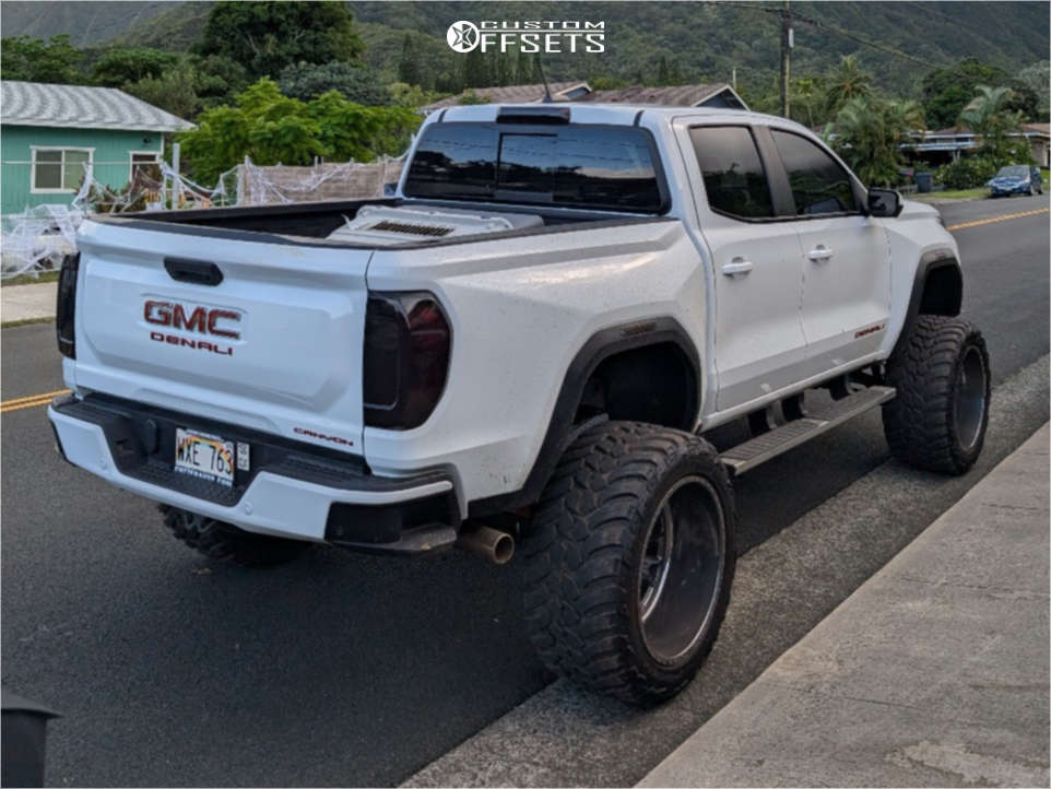 2023 GMC Canyon with 22x14 -76 American Force Monarch Ss and 35/15.5R22 ...