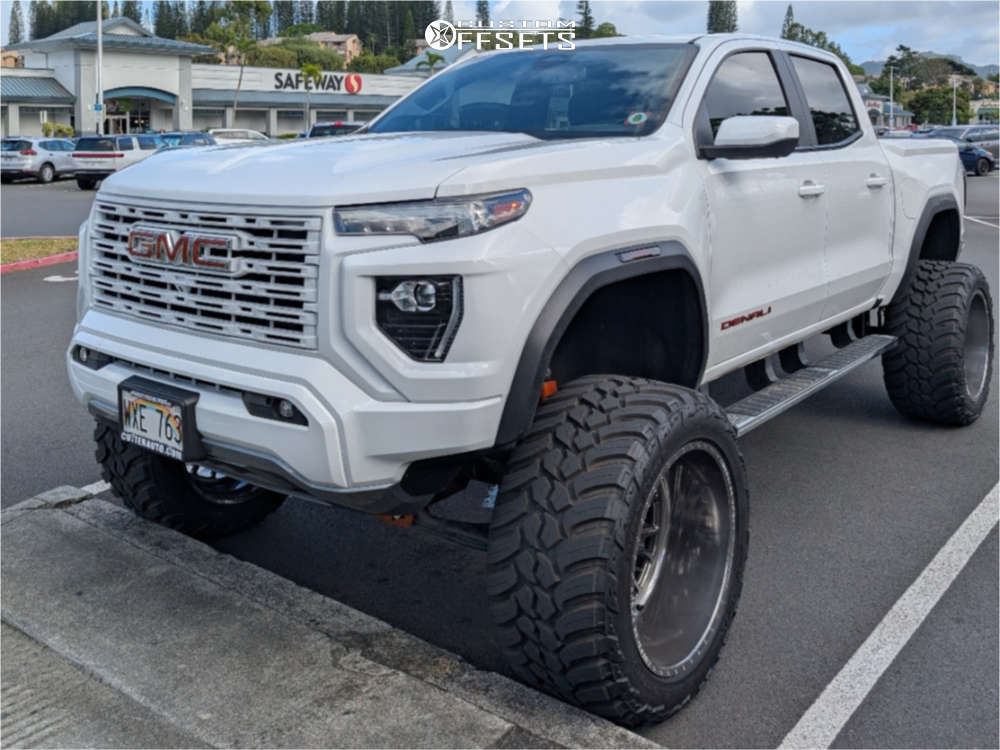 2023 GMC Canyon with 22x14 -76 American Force Monarch Ss and 35/15.5R22 ...