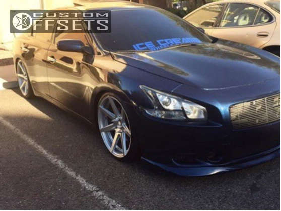 2014 Nissan Maxima with 20x10 45 Rohana Rc7 and 245/35R20 Accelera ...