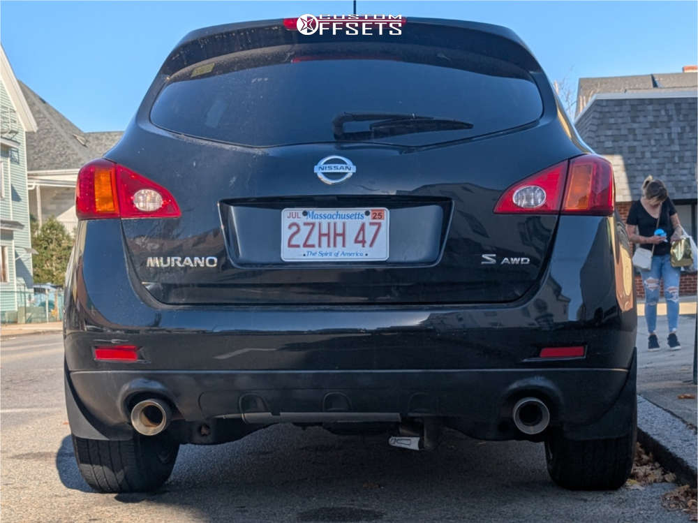 2009 Nissan Murano with 18x9.5 35 Anovia Titan and 235/60R18 ...