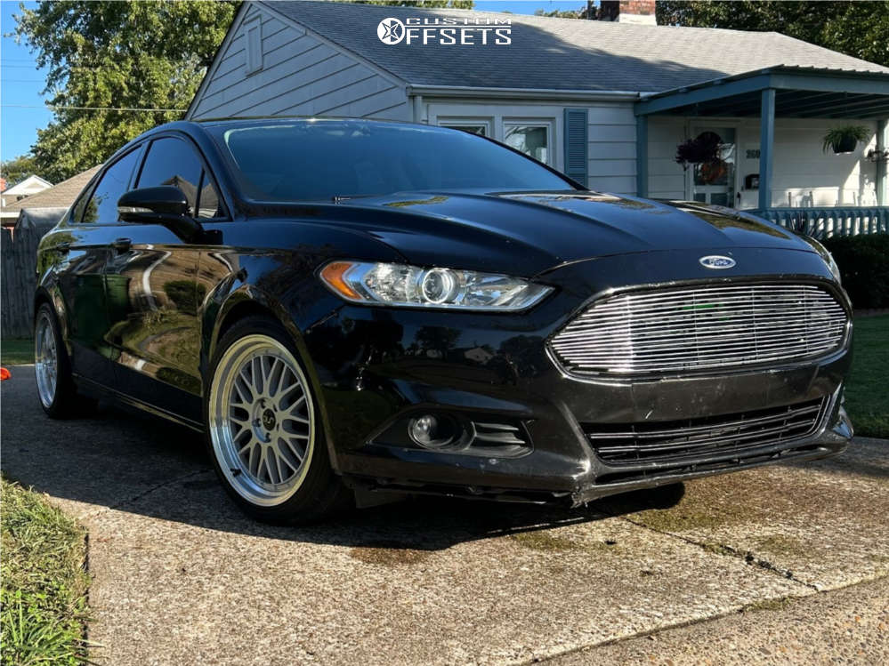 2015 Ford Fusion with 19x9.5 35 JNC Jnc005 and 235/40R19 Summit ...
