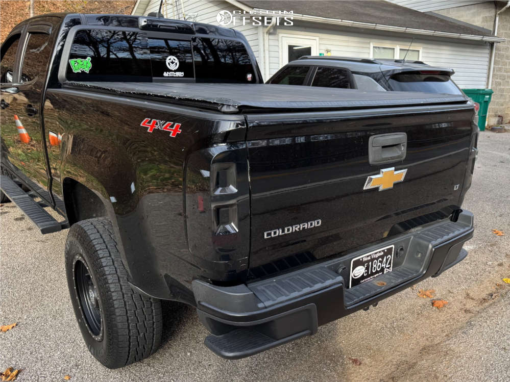 2016 Chevrolet Colorado with 17x8.5 0 Anthem Off-Road Rogue and 245 ...