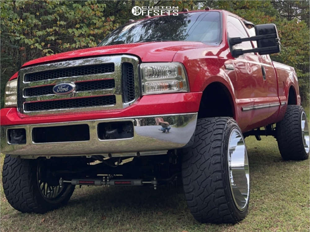 1999 Ford F-250 Super Duty with 24x14 -76 Axe Offroad Kratos and 35/13 ...