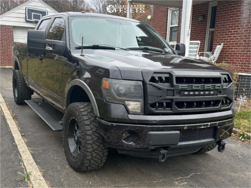2014 Ford F-150 with 18x9 -12 Fuel Revolver and 33/12.5R18 Nitto Ridge ...
