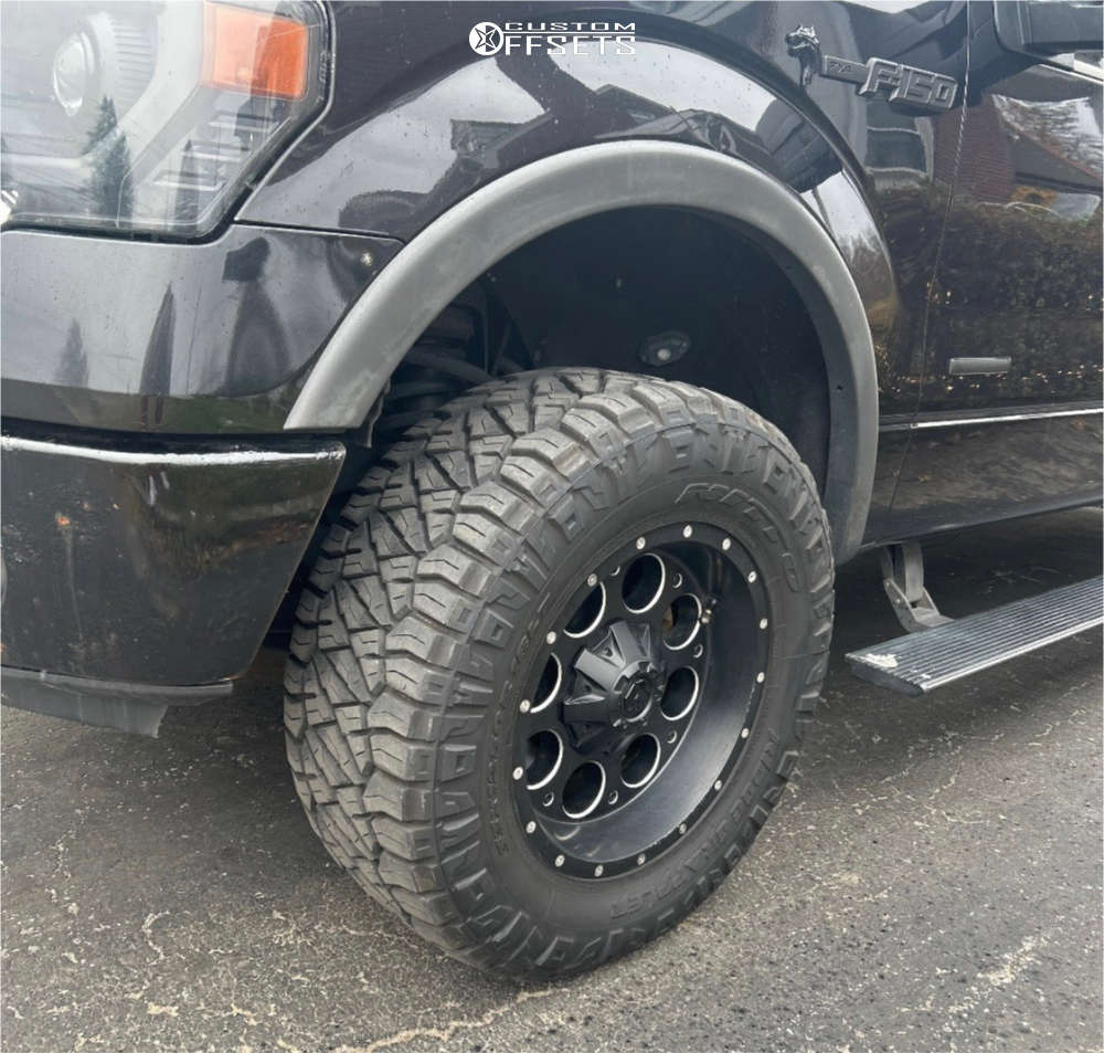 2014 Ford F-150 with 18x9 -12 Fuel Revolver and 33/12.5R18 Nitto Ridge ...