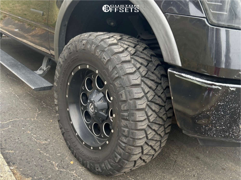 2014 Ford F-150 with 18x9 -12 Fuel Revolver and 33/12.5R18 Nitto Ridge ...