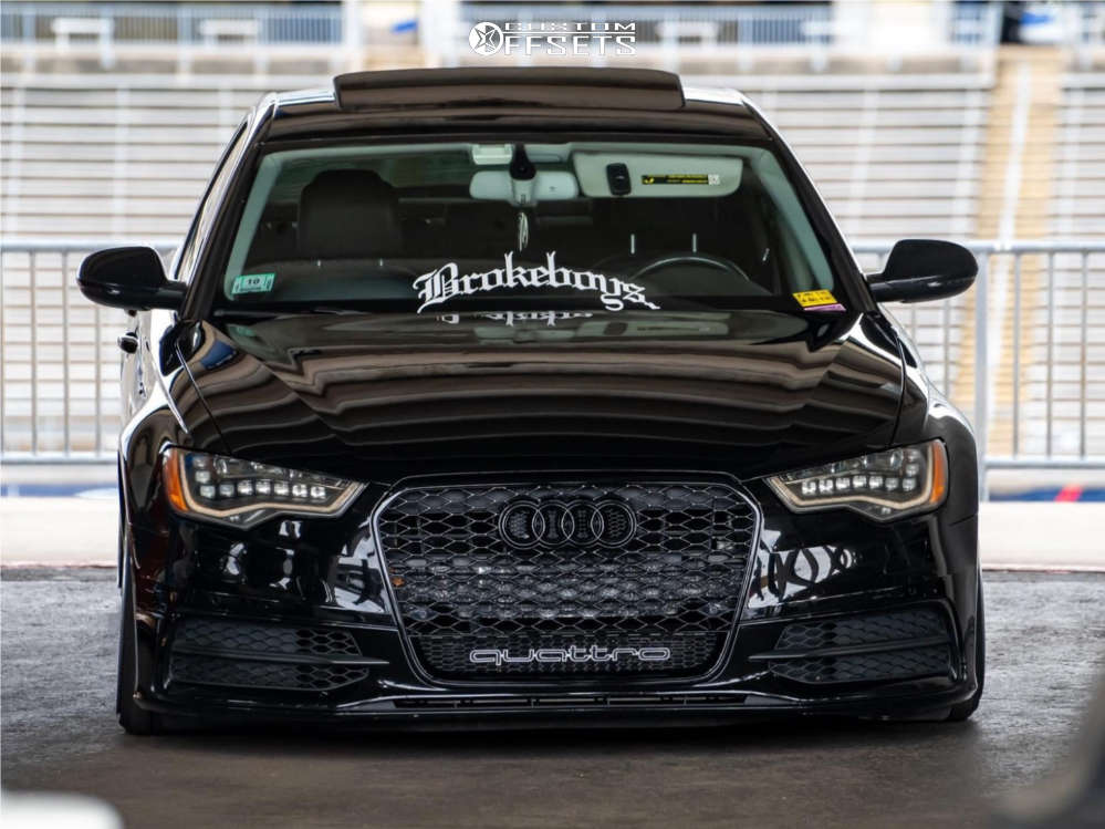2012 Audi A6 Quattro with 20x10 40 Anovia Elder and 225/35R20 Vercelli ...
