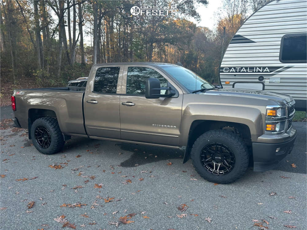 2015 Chevrolet Silverado 1500 with 18x9 -12 Anthem Off-Road Valor and ...
