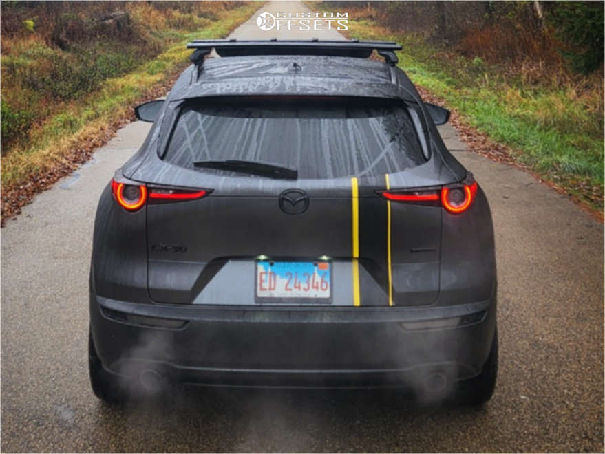 2023 Mazda CX-30 with 19x8.5 43 Konig Diverge and 245/45R19 Continental ...