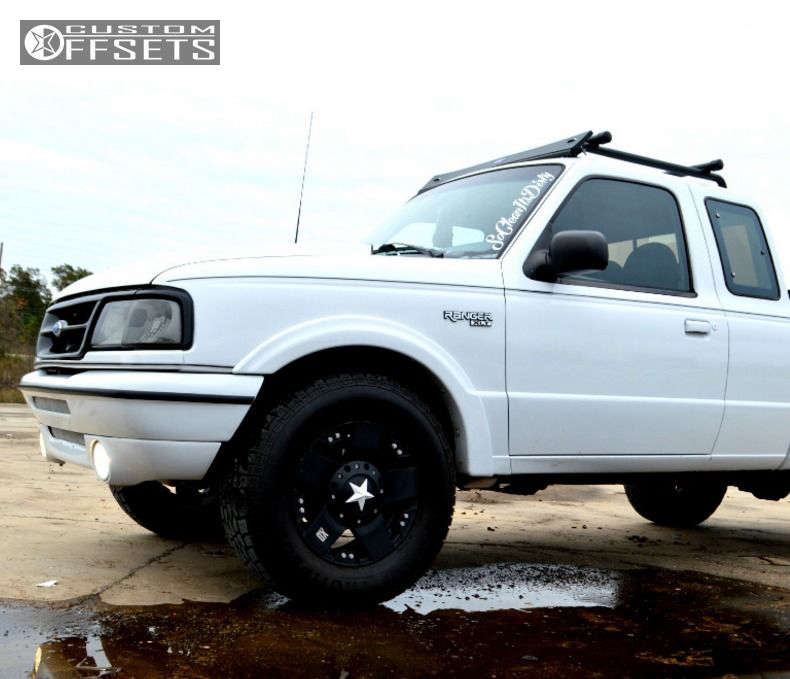 1997 Ford Ranger with 17x8 35 XD XD775 and 31/10.5R17 Mickey Thompson ...