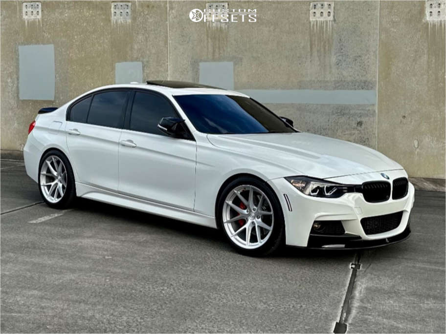2016 BMW 328i with 19x8.5 35 Aodhan Aff7 and 265/35R19 Michelin Pilot ...