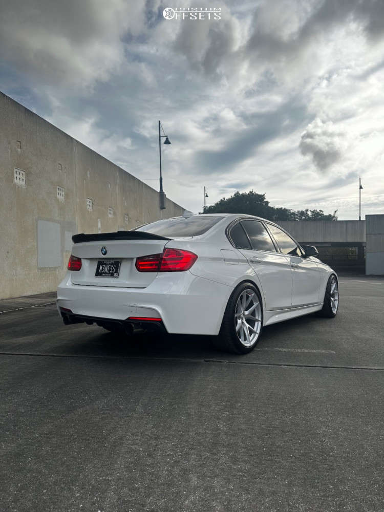 2016 BMW 328i with 19x8.5 35 Aodhan Aff7 and 265/35R19 Michelin Pilot ...