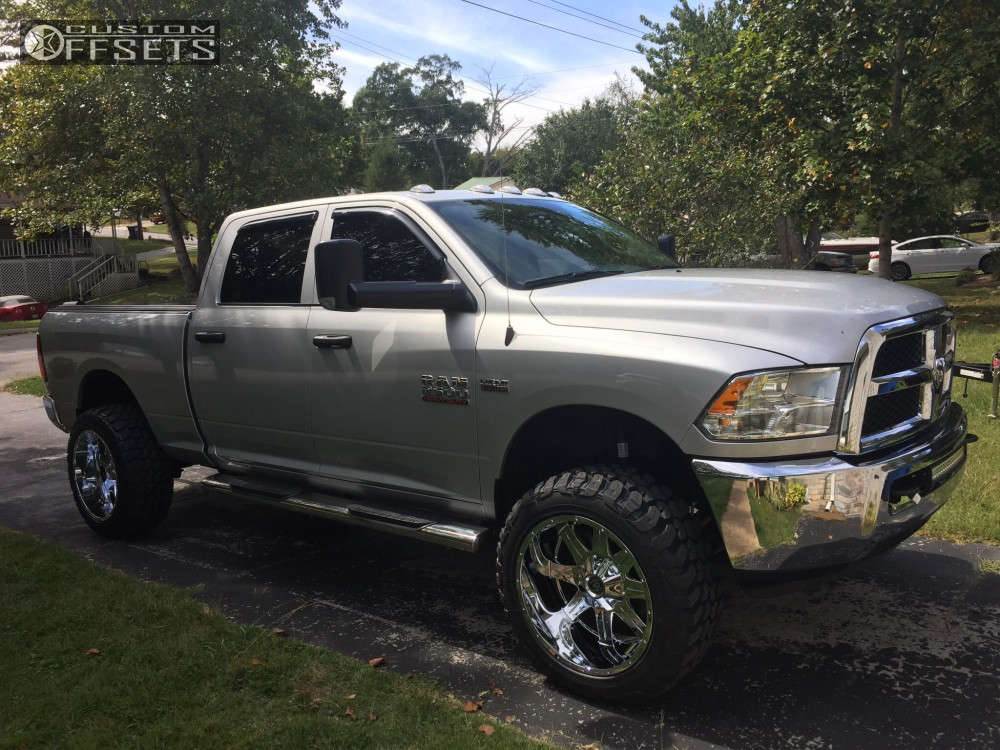 2017 Ram 2500 with 22x12 -44 Hardcore Offroad Hc01 and 35/12.5R22 ...