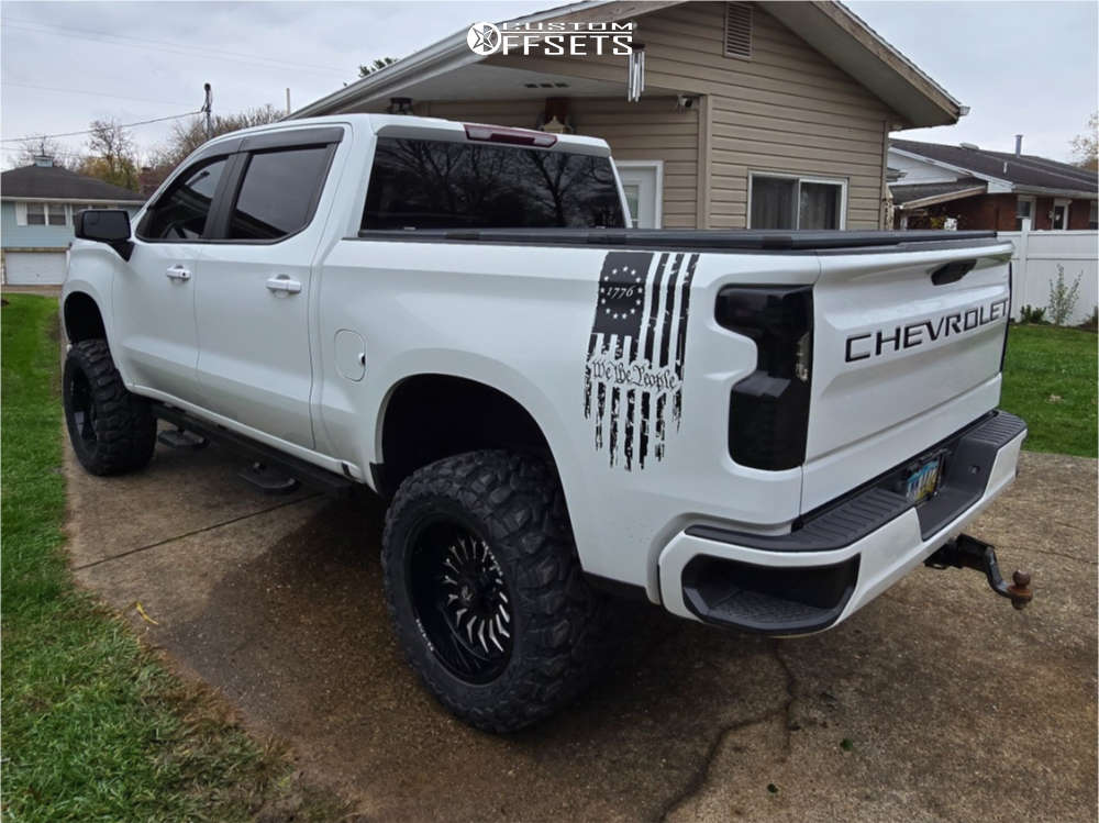 2020 Chevrolet Silverado 1500 with 20x10 -19 Revenge Offroad Rv-204 and ...
