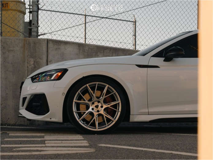 2023 Audi RS5 with 20x10 25 Blaque Diamond Bd-f18 and 275/30R20 ...