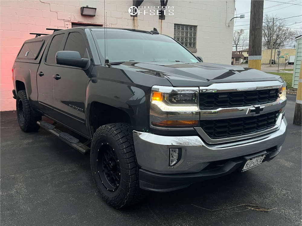 2017 Chevrolet Silverado 1500 with 18x9 -12 Vision Rocker and 305/65R18 ...