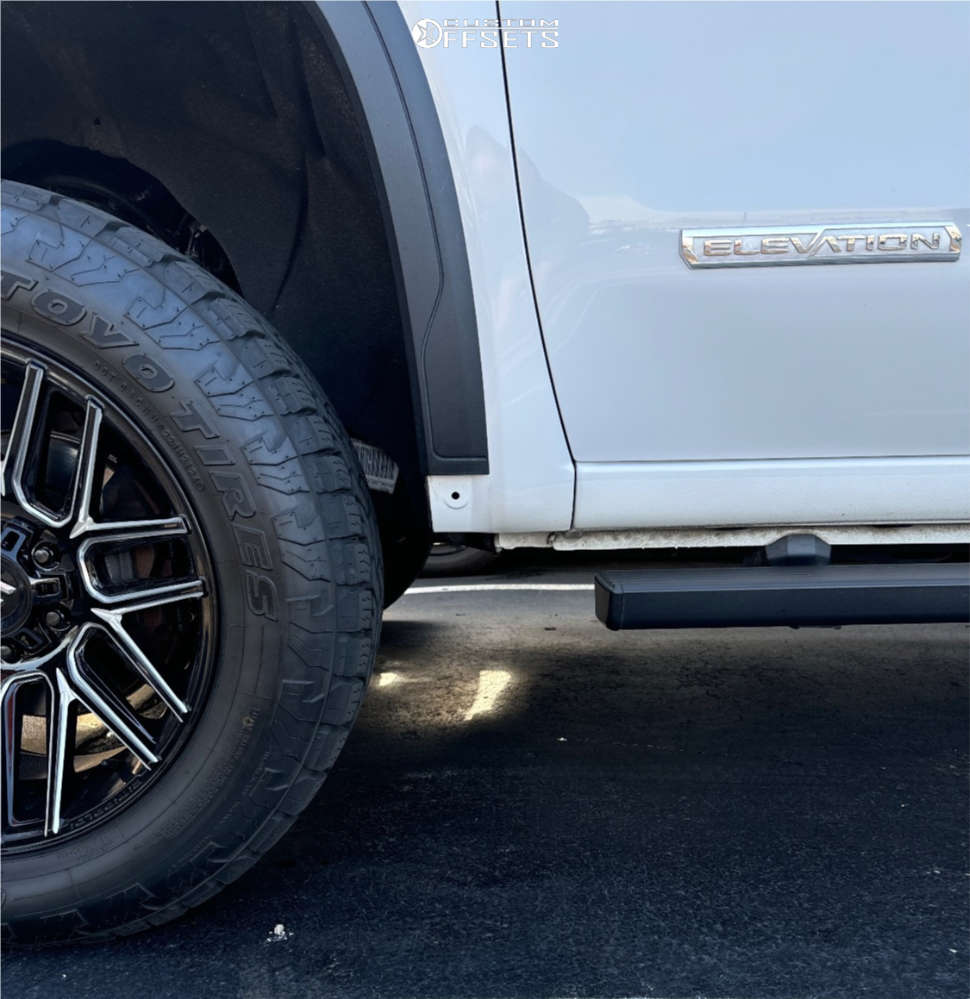 2021 GMC Sierra 1500 with 20x10 -19 Fittipaldi Offroad Fa14 and 275 ...