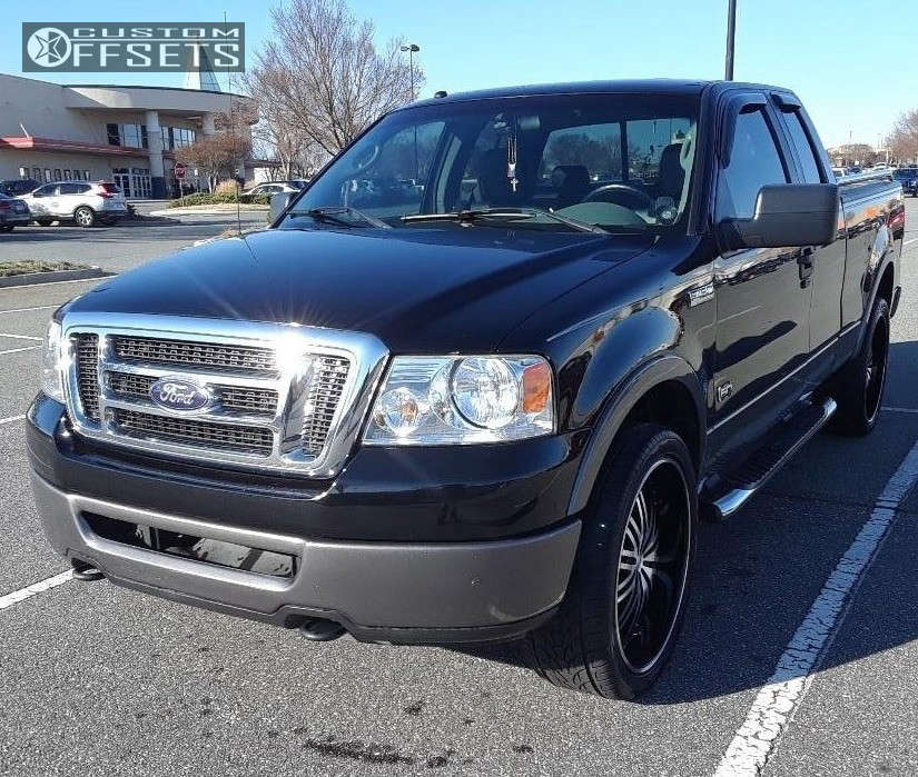 2008 Ford F-150 with 24x9.5 30 Cratus Cr008 and 305/35R24 Lionhart LH ...