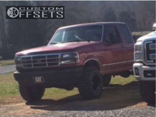 1995 Ford F-150 with 15x12 -63 Bart Wheels Super Trucker and 33/12.5R15 ...