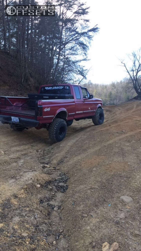 1995 Ford F-150 with 15x12 -63 Bart Wheels Super Trucker and 33/12.5R15 ...
