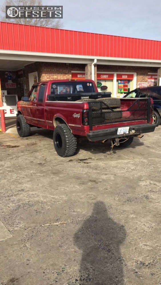 1995 Ford F-150 with 15x12 -63 Bart Wheels Super Trucker and 33/12.5R15 ...