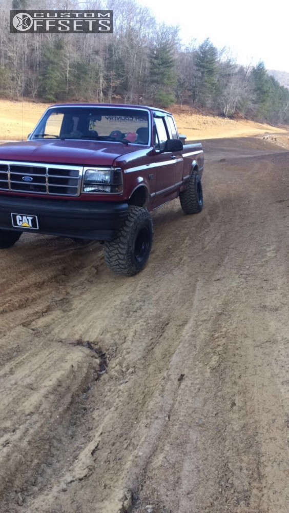 1995 Ford F-150 with 15x12 -63 Bart Wheels Super Trucker and 33/12.5R15 ...
