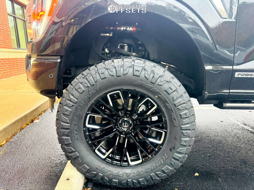 2023 Ford F-150 with 20x9 1 Fuel Rebar 6 and 37/12.5R20 Nitto Ridge ...