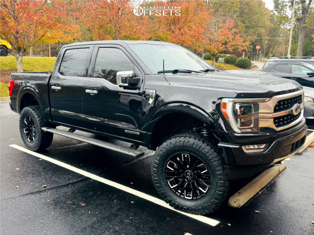 2023 Ford F-150 with 20x9 1 Fuel Rebar 6 and 37/12.5R20 Nitto Ridge ...