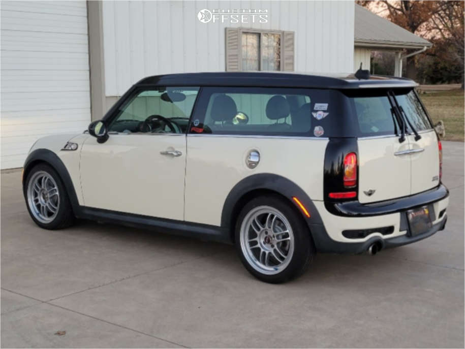 2010 Mini Cooper with 17x7 43 Enkei Rpf1 and 205/45R17 Hankook Ventus ...