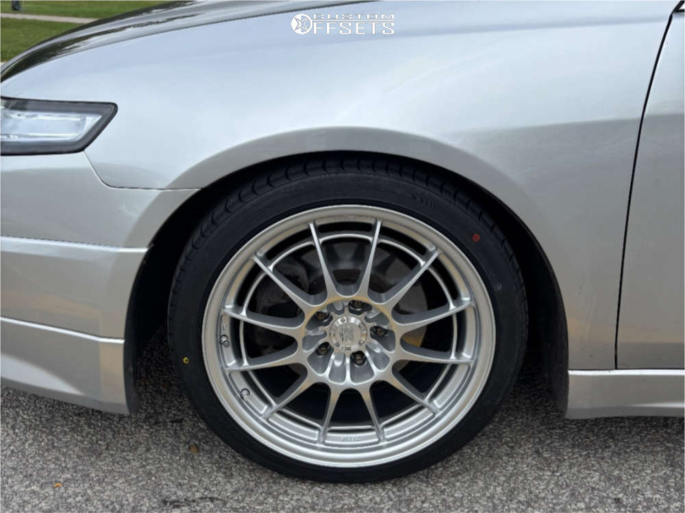 2007 Acura TSX with 18x8.5 38 Enkei Nt03m and 225/40R18 Nankang AS2 ...