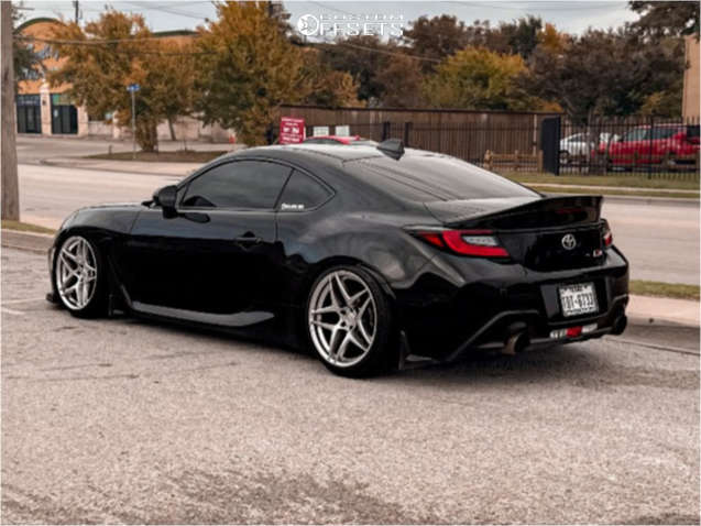 2023 Toyota GR86 with 18x9.5 35 Kansei Astro and 215/40R18 Hemisphere ...