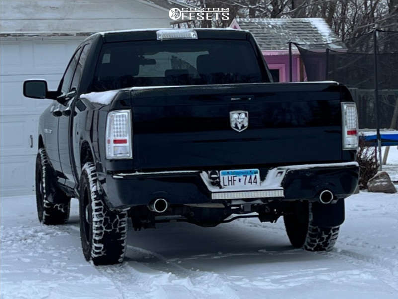 2012 Ram 1500 with 18x9 0 Anthem Off-Road Equalizer and 285/70R18 ...