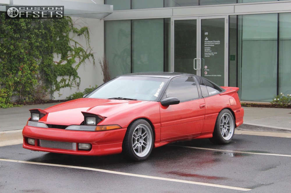 1990 Mitsubishi Eclipse with 17x9 35 Enkei RPF1 and 245/40R17 Federal ...