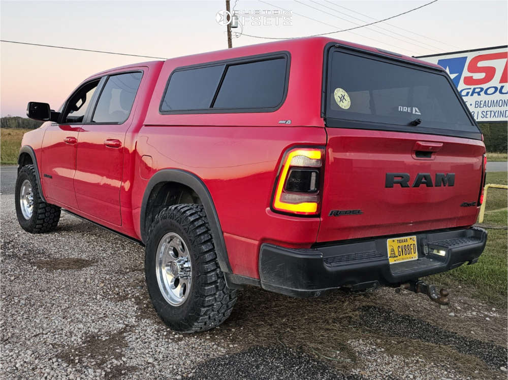 2019 Ram 1500 with 18x9 0 Alloy Ion Style 171 and 35/12.5R18 RBP ...