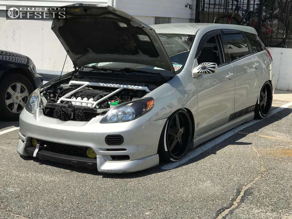 2003 Toyota Matrix with 18x9 35 XXR 968 and 215/35R18 Nankang NS-20 and ...