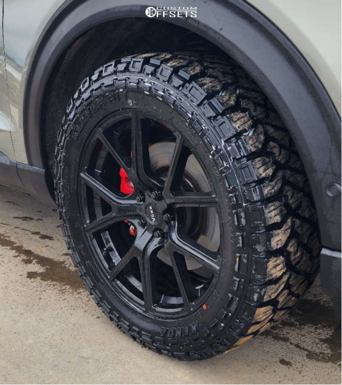 2020 Ford Explorer with 20x9 34 Voxx Lumi and 285/50R20 Kenda Klever R ...