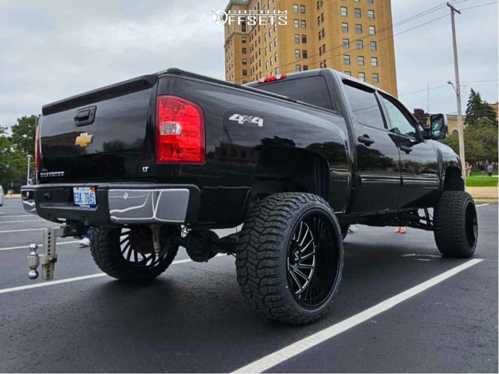 2013 Chevrolet Silverado 1500 with 24x14 -81 ARKON OFF-ROAD Caesar and ...